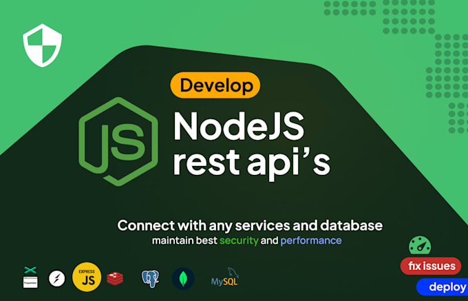 Develop node js apis and backend for you by Rahmanarx001 | Fiverr Develop node js apis and backend for you by Rahmanarx001 | Fiverr