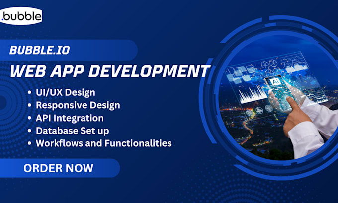 Develop your bubble io website bubble io saas app or mvp by Olu_matt ...