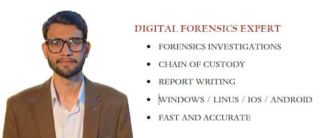 Do digital forensics tasks by Khizar_rashed | Fiverr