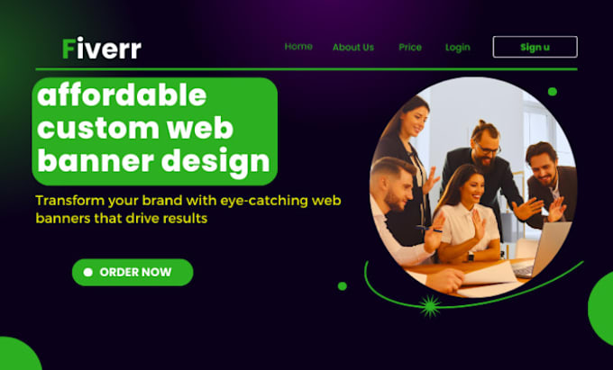 Do affordable web banner design by Amin_danish | Fiverr