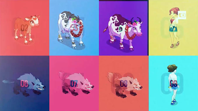 Create unique gifs and animated stickers for all platforms by Banehalow ...