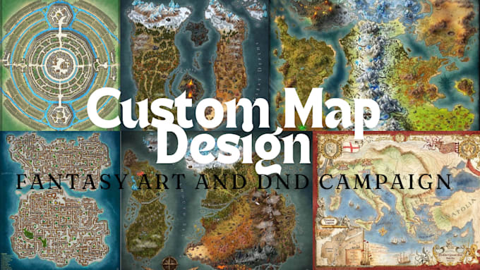 Crea un mapa de fantasía para tu campaña de dnd, mapa del mundo, mapa ...