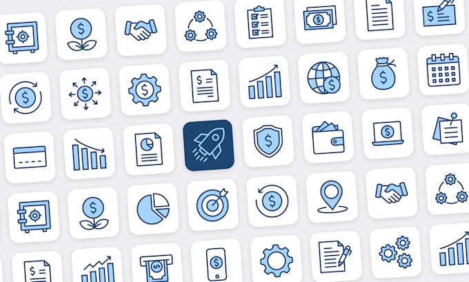 Do custom vector icon designs by Shafique_artist | Fiverr