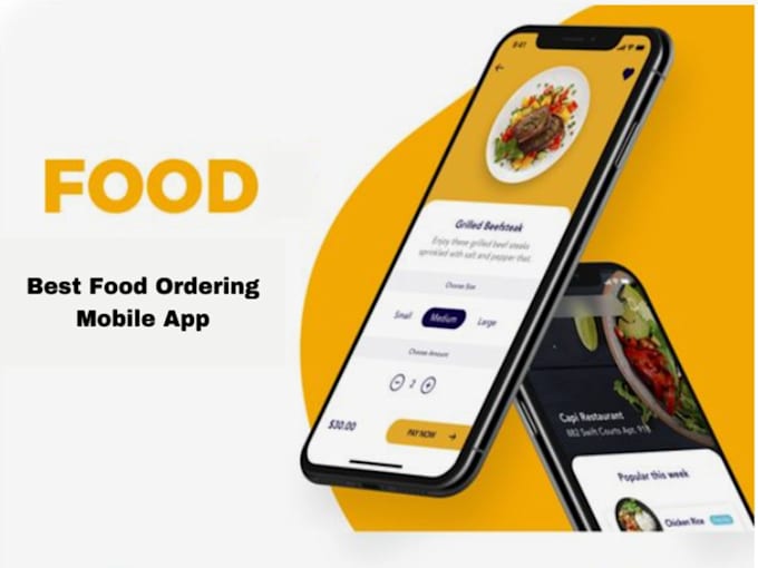 Build food delivery app, restaurant food app, booking app, grubhub delivery app by Amerjexdevp ...
