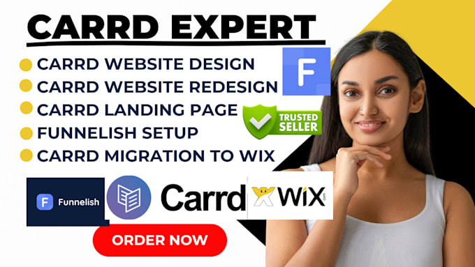 Redesign carrd website, hubspot website, wix landing page carrd landing page by Paisley_09 | Fiverr