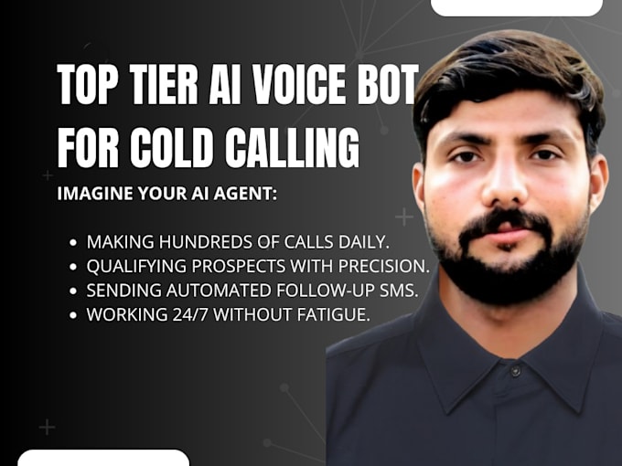 Ai cold call voice agent bot for inbound, outbound voice call ghl, vapi ...