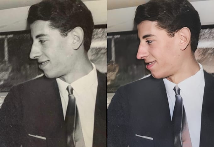 Restore and colorize your old photo by Matilda_vargas | Fiverr