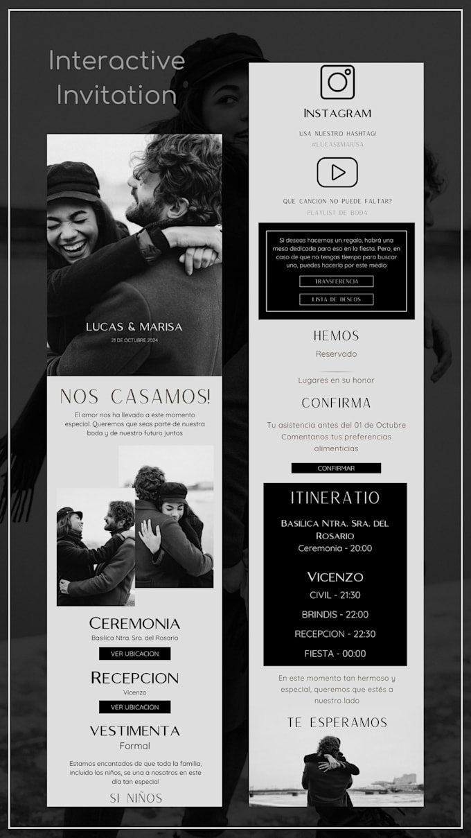 Create a beautiful interactive invitation by Matilda_vargas | Fiverr