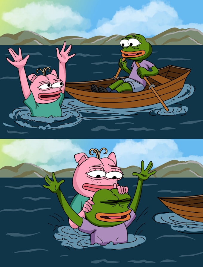 Create memes funny memes memecoin animation meme video 2d memecoin ...