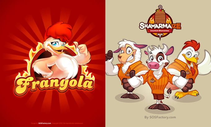 Design telegram stickers, mascot logo, twitch emotes badges, chibi ...