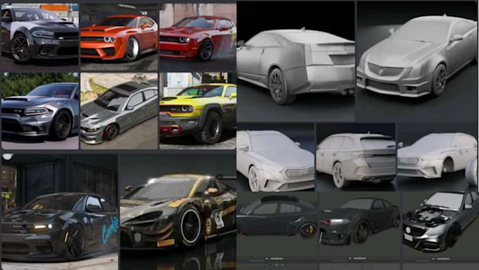 Make custom 3d car model for fivem server, fivem car model fivem police ...