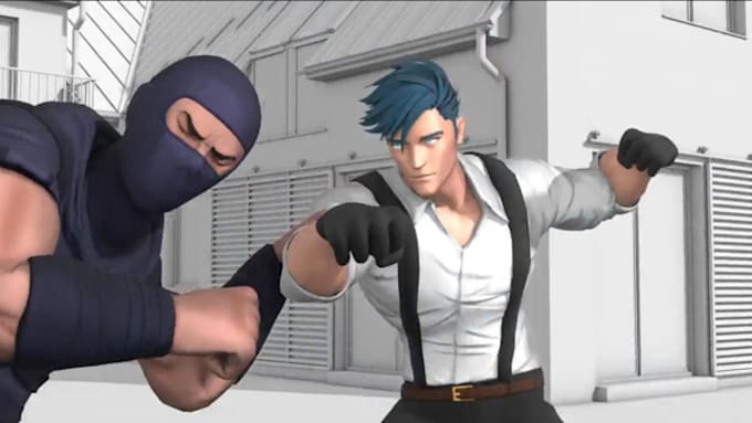 Do 2d anime fight, anime fight scene, 2d japanese anime style, anime ...