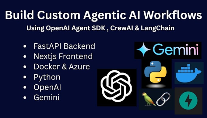 Build ai agent using openai agent sdk and fastapi by Mustafatawab | Fiverr