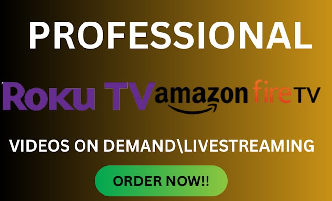 Build setup, design your roku tv and amazon firetv on instant tv by Betyagg | Fiverr
