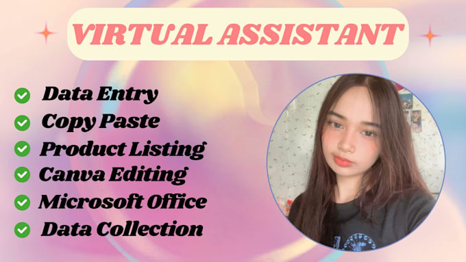 Virtual assistant data entry copy paste product listing by Necyaquipel | Fiverr