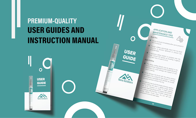 Create user guide, instruction manual, and step by step guide with ...