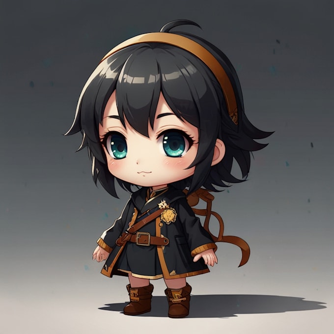 Design cute chibi anime character art for you by Asaneiane | Fiverr
