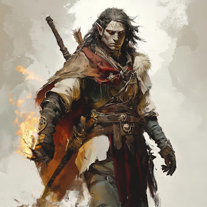 Make a character art and d and d character for you by Ernaaton | Fiverr