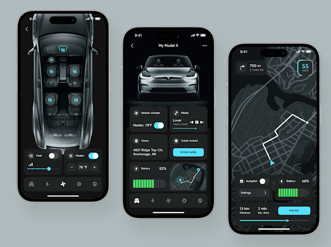 Build fleet management app, ev charging app, gps navigation app, vpn ...