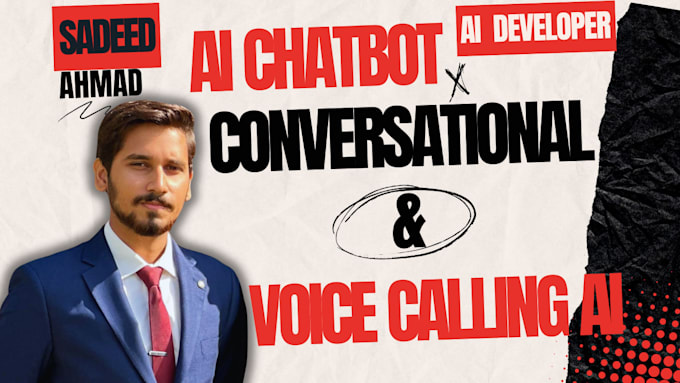 Build Ai Chatbot Chatgpt Calling Agent Conversational Ai By Ahmad