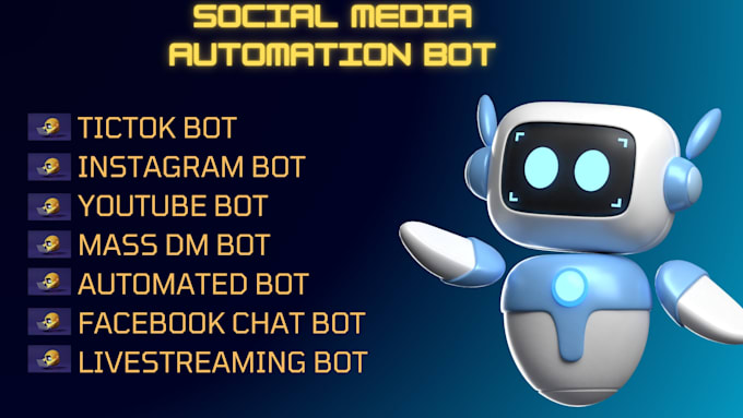Tiktok livestreaming bot, instagram api bot, youtube automation bot by ...