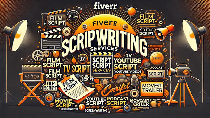 Screenplay your movie script, screenwriting, scriptwriting as script ...