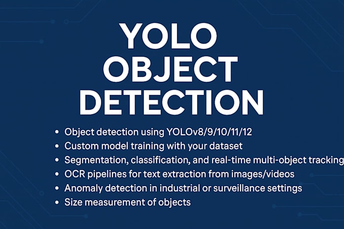 Do yolo object detection , object segmentation, object classification ...