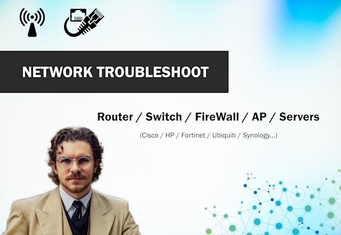 Troubleshoot your network issue by Casimor | Fiverr