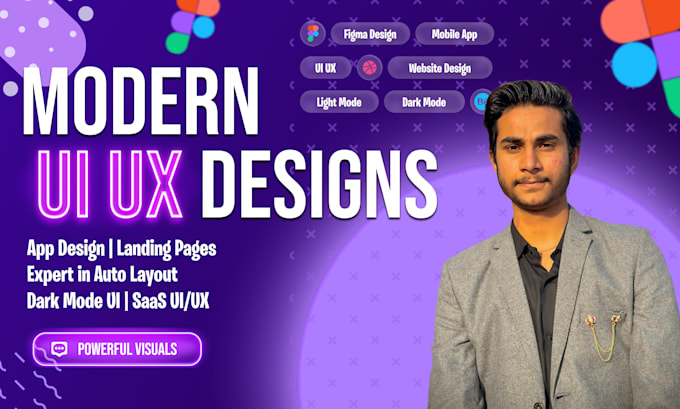 Be your expert in dark mode ui ux saas design ui kits and prototypes by Abubakar_300 | Fiverr