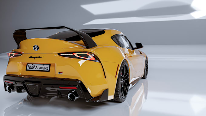 Produce a realistic automotive car render in blender by Designerfathom ...