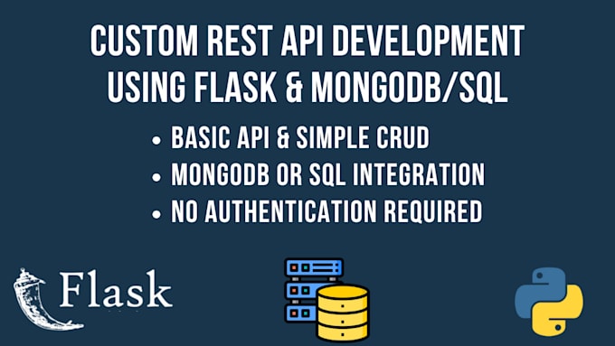 Create custom rest api development using flask django and mongodb sql ... Create custom rest api development using flask django and mongodb sql ...