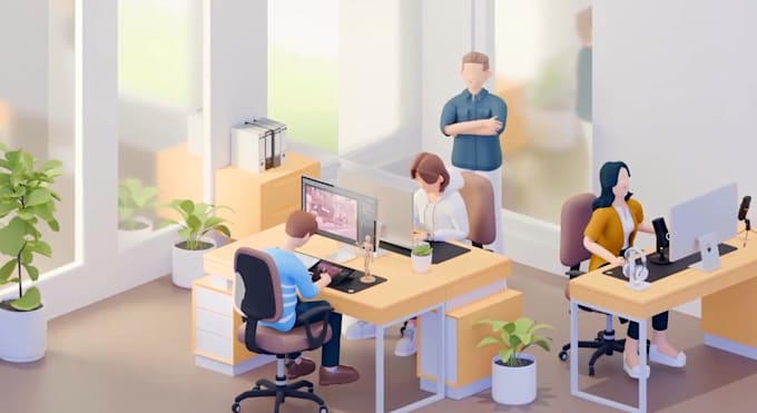 Create engaging custom 3d isometric animated explainer video by ...