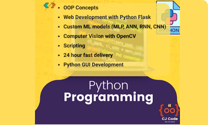 Code Python Scripts With Ml And Computer Vision By Cjcodesolutions Fiverr