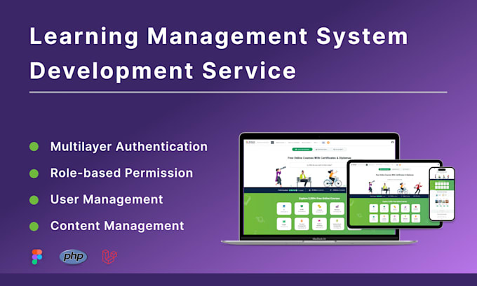 Build a custom learning management system using react, laravel and wordpress by Bacbon_limited ...