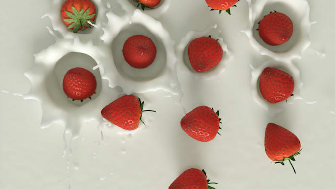 Do realistic 3d cgi food animation, 3d food modelling, 3d supplement ...