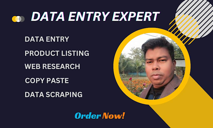 Do data entry, web research, copy paste, data mining, etc by Pabitracosta | Fiverr