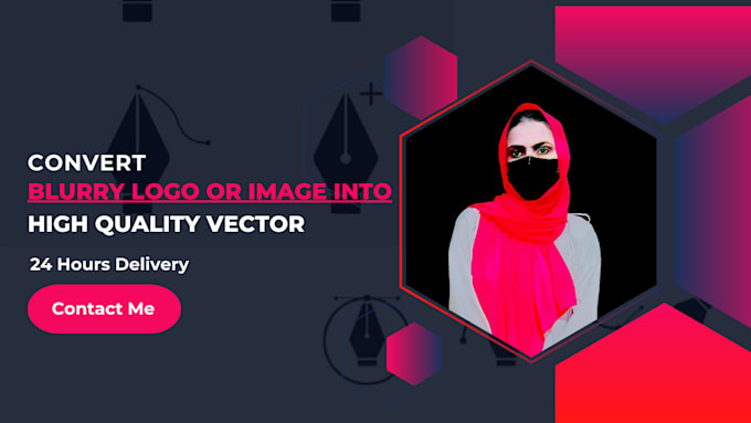 Convert blurry logo or image into a high quality vector by Sania ...
