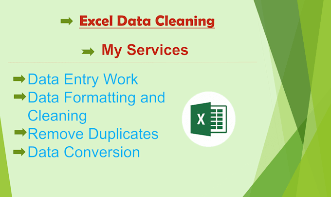 Do data entry in excel, cleaning, formatting, data sorting by Ie_yash_sharma | Fiverr
