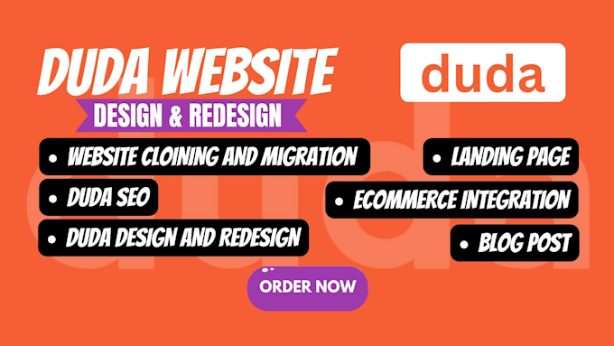 Redesign duda website, design duda website, duda seo using duda website builder by Ayos_web | Fiverr