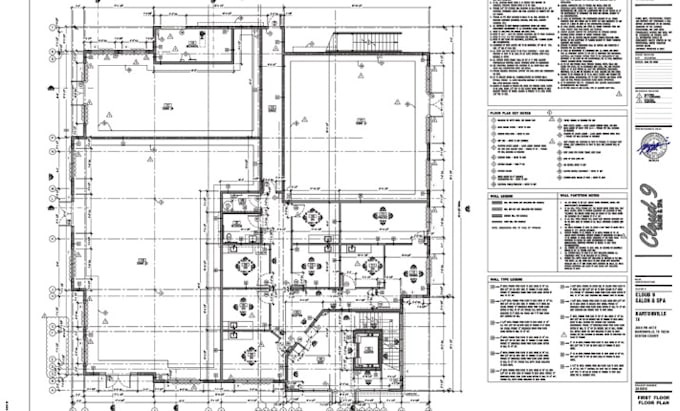 Draft site plan vicinity map floor plan mep hvac design adu in autocad ...