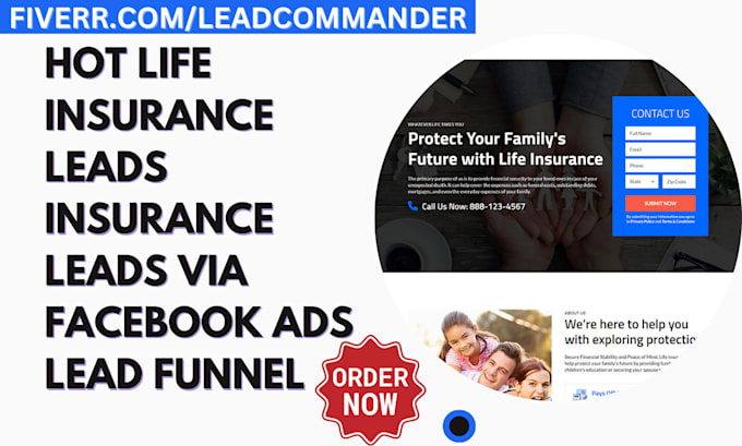 Generate hot insurance leads life insurance leads via facebook ads lead ...