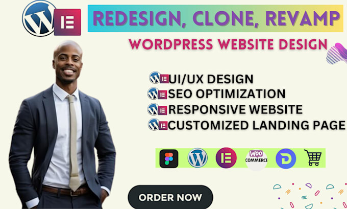 Design, redesign, revamp, fix, clone wordpress website using elementor pro by Fred_leonardd | Fiverr