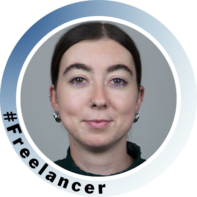 Design a custom linkedin profile picture frame by Georgie_design | Fiverr