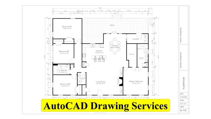 Convert pdf, sketch drawing, old blueprint into autocad 2d drawings by Rubyreddh | Fiverr