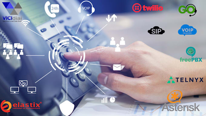 Integrate asterisk with elastix, freepbx, vicidial, goautodial, telnyx, twilio by Ridex_voip ...