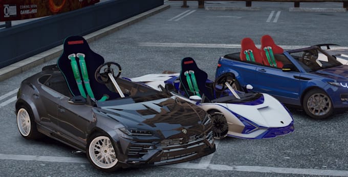 Design custom livery for fivem ems, police, sports vehicles, bikes ...