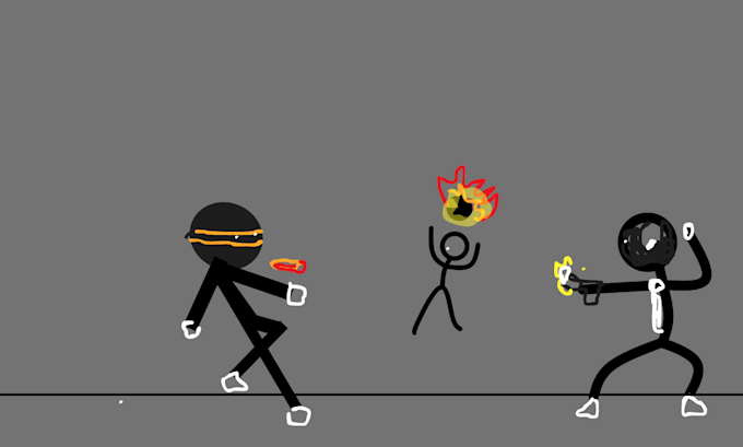 Stickman animation 2d animation funny cartoon stickman animation ...