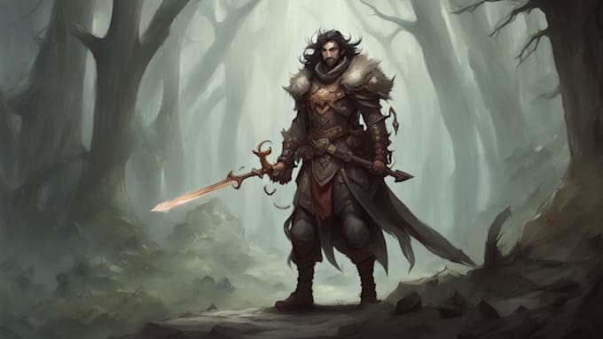 Draw any illustration, and fantasy character concept art by Nanikkes ...