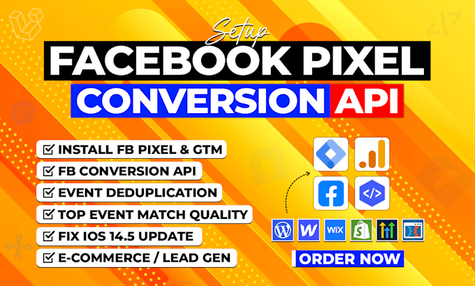 Install or fix facebook meta pixel conversion api with gtm server side tracking by Devehrafi ...