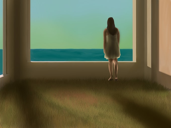 Draw scifi and liminal illustrations or concept arts by Snow_drofiak | Fiverr